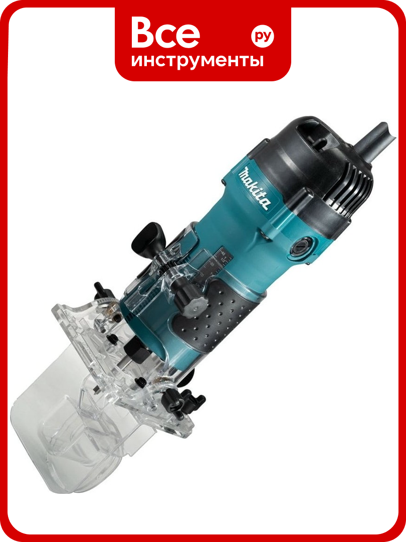 Кромочный фрезер Makita 3712, Кромочный фрезер makita 3712 подходит для вырезания отверстий и пазов в дереве