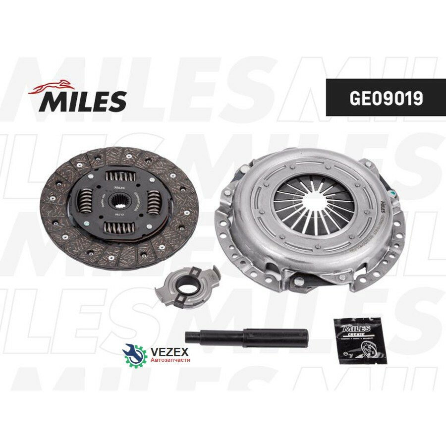 MILES GE09019 Сцепление комплект (LADA 2110-2112/PRIORA/KALINA 1.5-1.6 95-) (LUK 620316600) GE09019