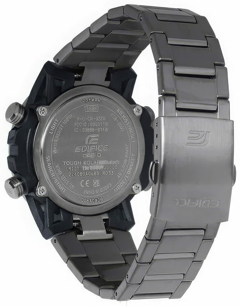 Наручные часы CASIO Edifice, черный/серый — фото 1