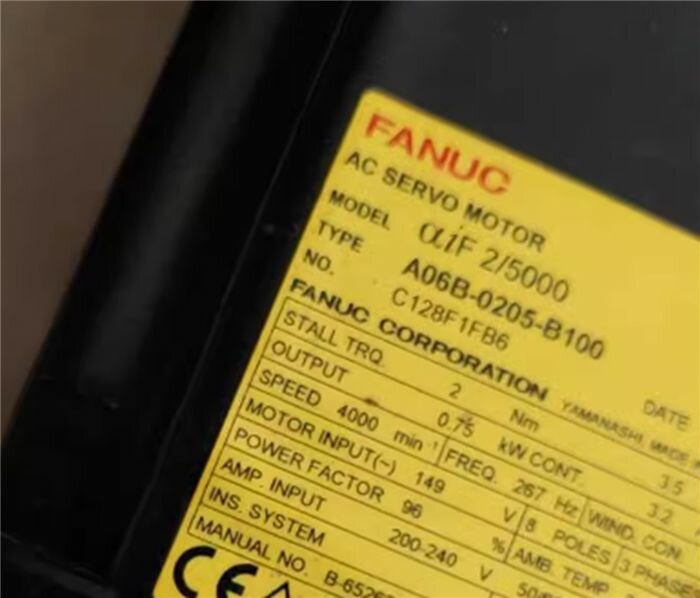 Модуль Fanuc A06B-0205-B100 AC Servo Motor A06B0205B100 Module Unit NiB