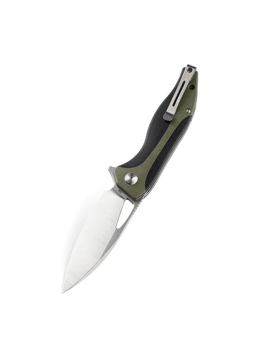 Нож складной Bestech Komodo D2 черно-зел G10