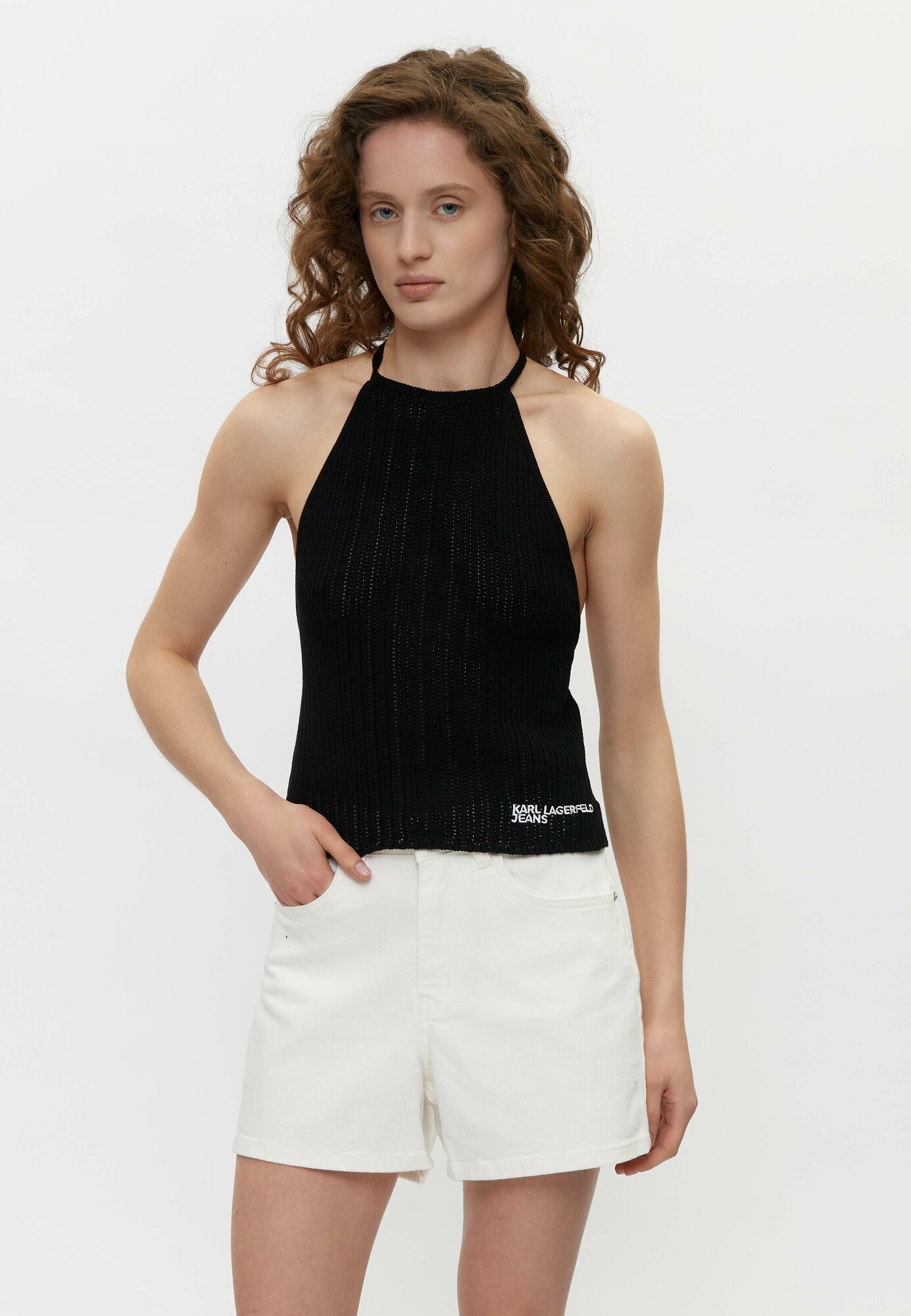 Футболка KARL LAGERFELD JEANS, размер S, черный
