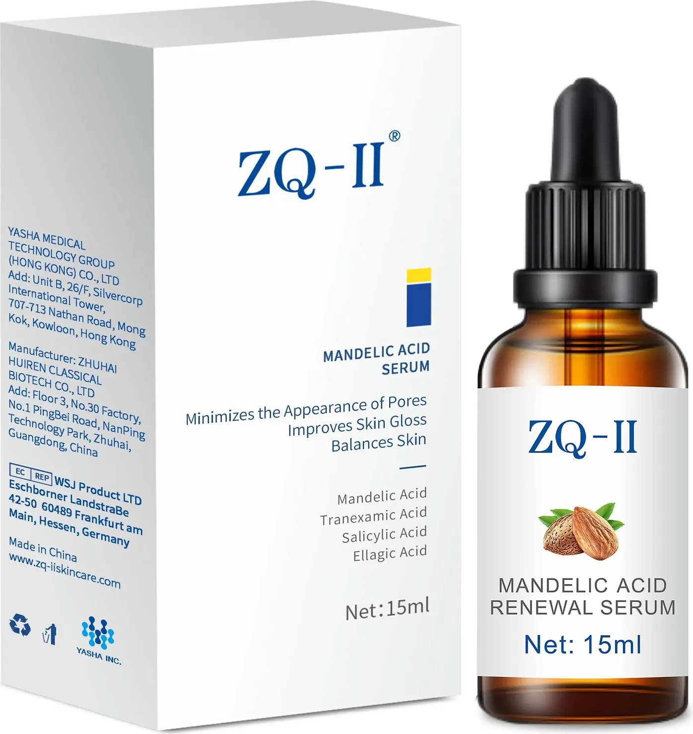 ZQ-II Сыворотка омолаживающая с миндальной кислотой Mandelic Acid Renewal Serum 50ml