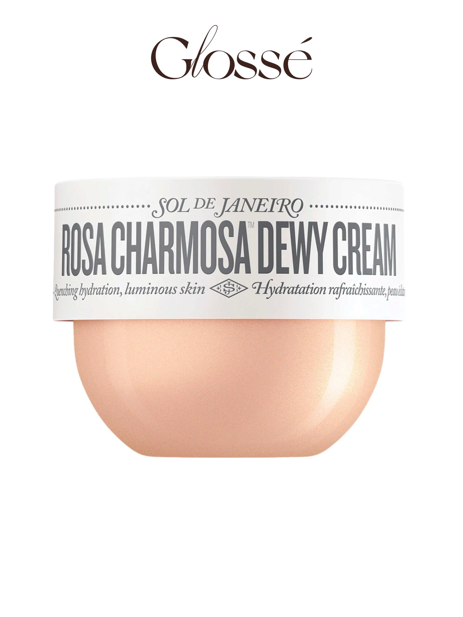 Sol de Janeiro крем для тела Rosa Charmosa™ Dewy Body Cream with Rosewater + Crystal Peptides, 75 мл.