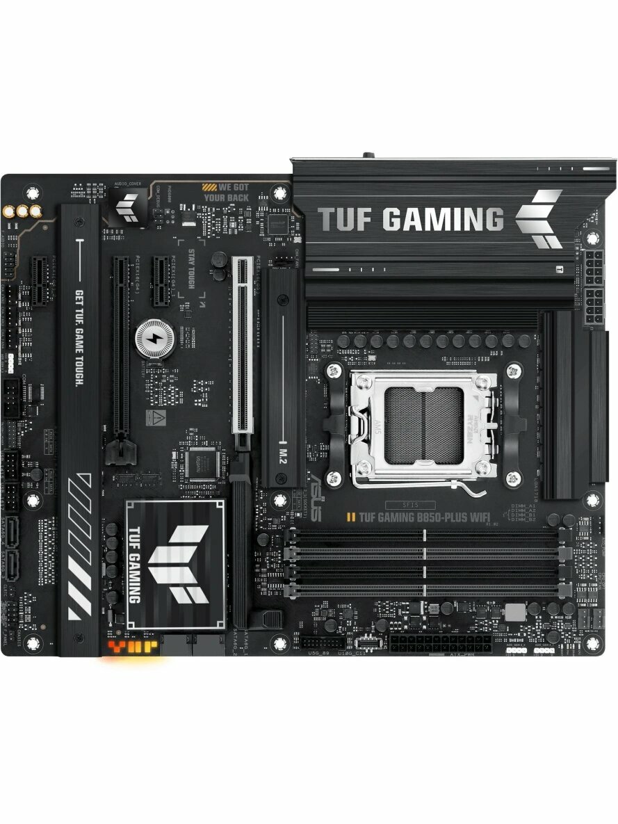Материнская плата Asus TUF GAMING B850-PLUS WIFI, SocketAM5, AMD B850, ATX