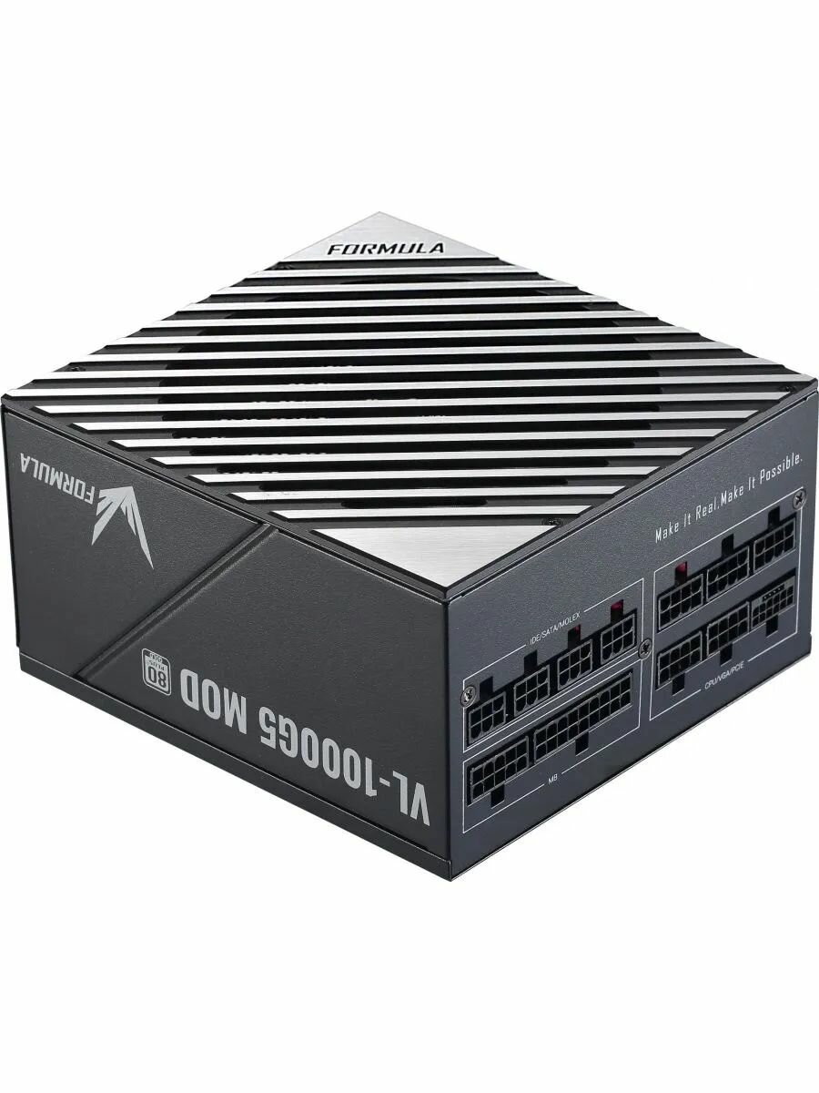 Блок питания FORMULA VL-1000G5 MOD Gen.5 1000W 80+ GOLD ATX 3.0 PCIe Gen5 Модульный 140мм Черный