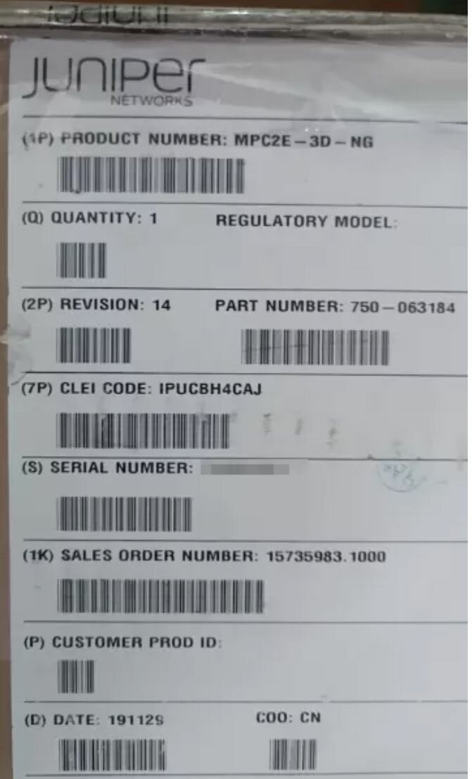 Интерфейсный модуль Juniper MPC2E-3D-NG