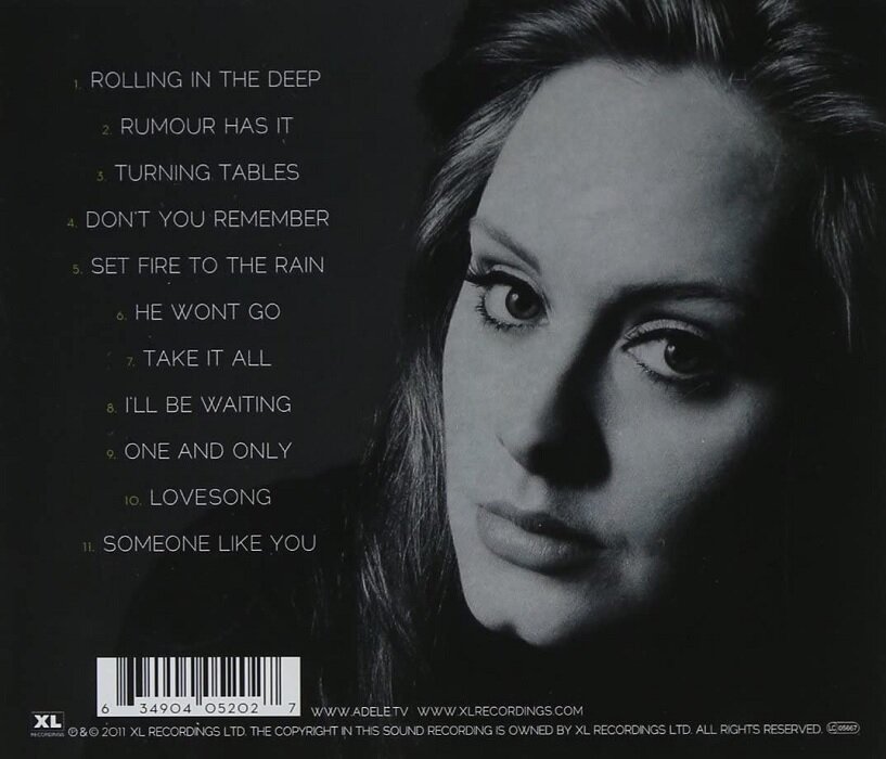 Adele. 21 (CD JewelCase/Импорт) — фото 1