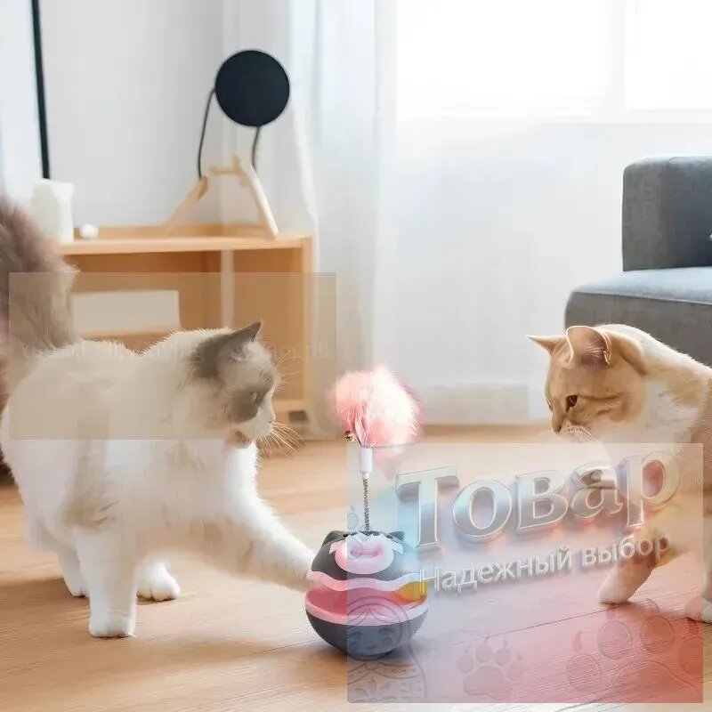 Интерактивные игрушки для кошек и собак из прочного каучука