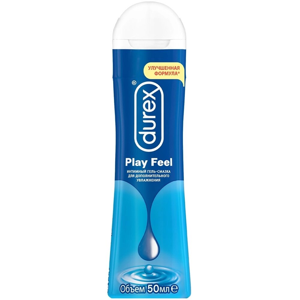Интимный гель-смазка Durex Play Feel, на водной основе, без запаха, 50 мл