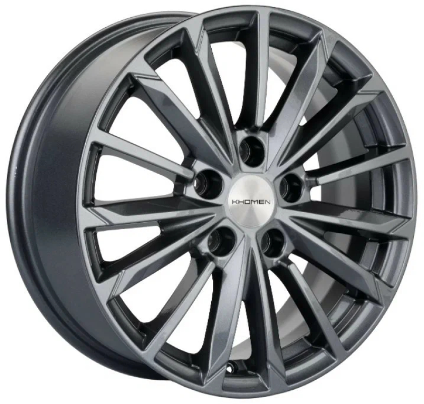 Диск колесный Khomen Wheels KHW1611 (Octavia-Golf-Jetta) 6,5x16 5x112 Dia57.1 ET50 цвет Gray