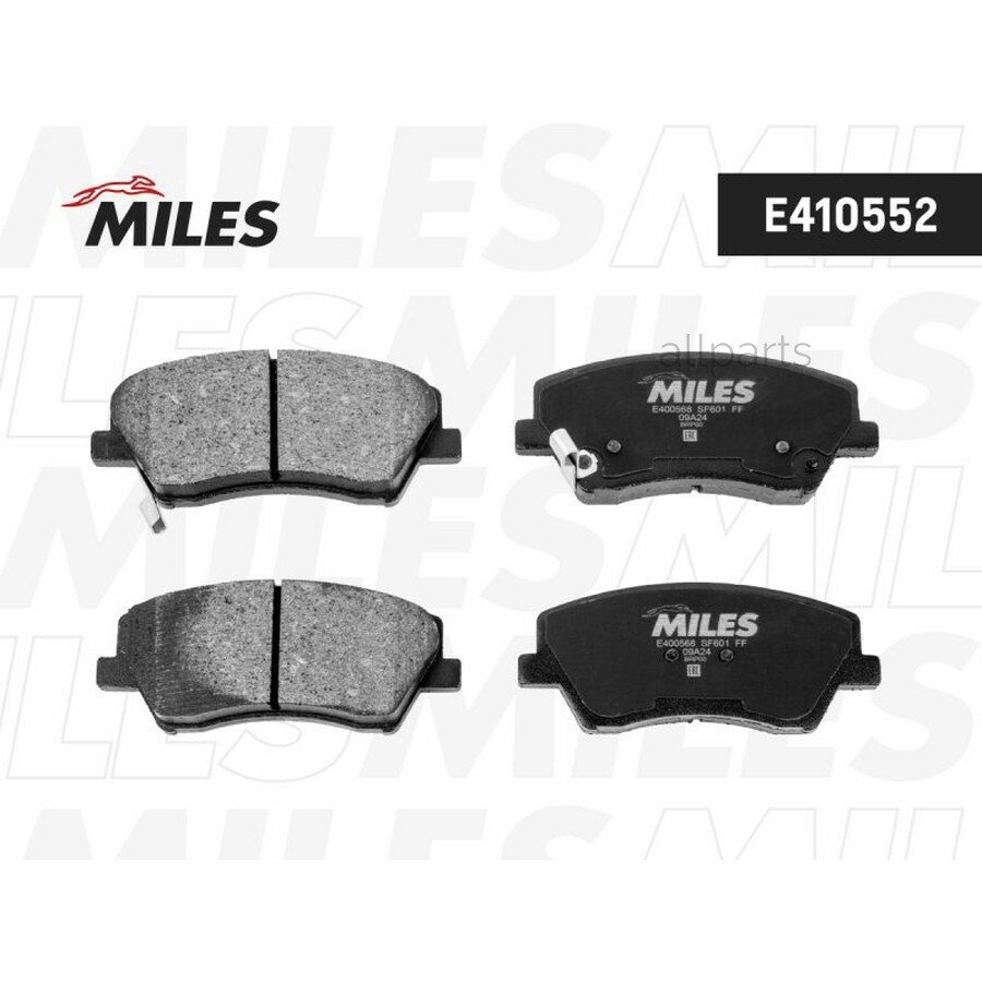 MILES E410552 Колодки тормозные CADILLAC CTS 2.8 08- задние
