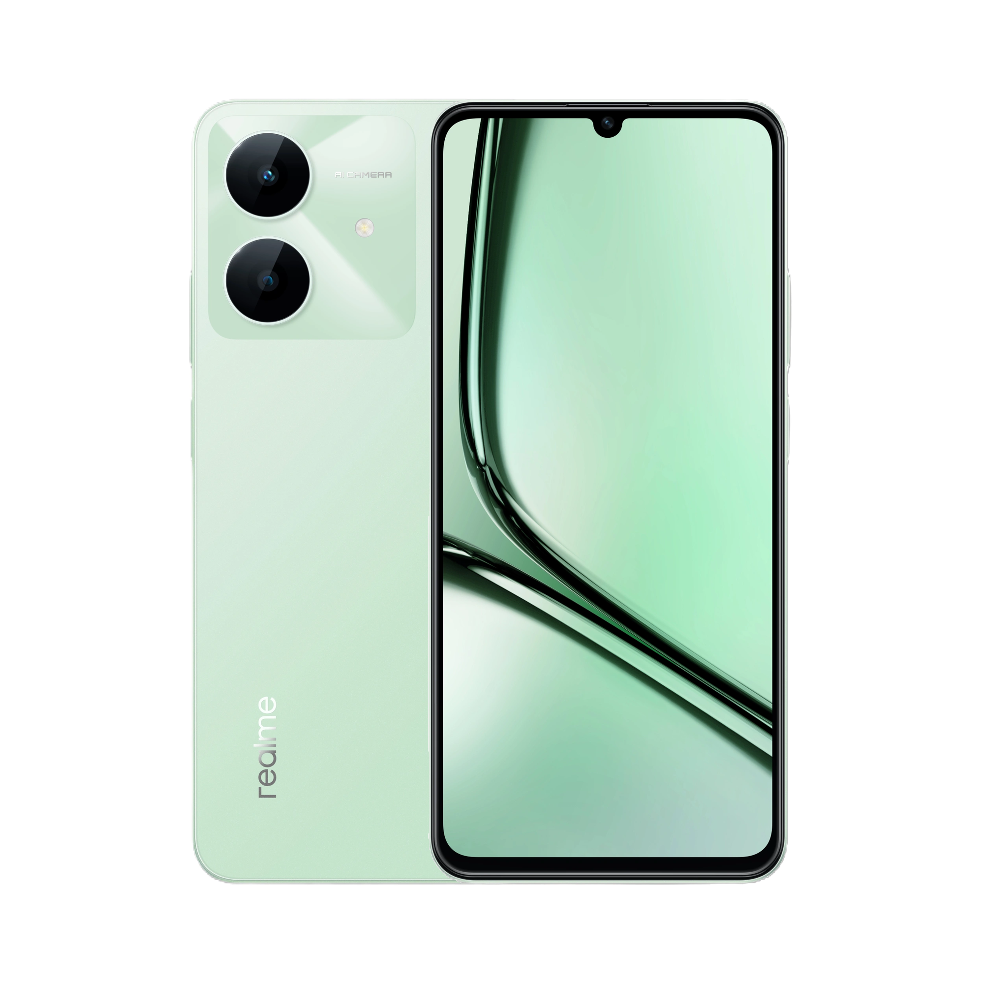 Смартфон realme Note 60x 4/128 ГБ RU, Dual nano SIM, зеленый