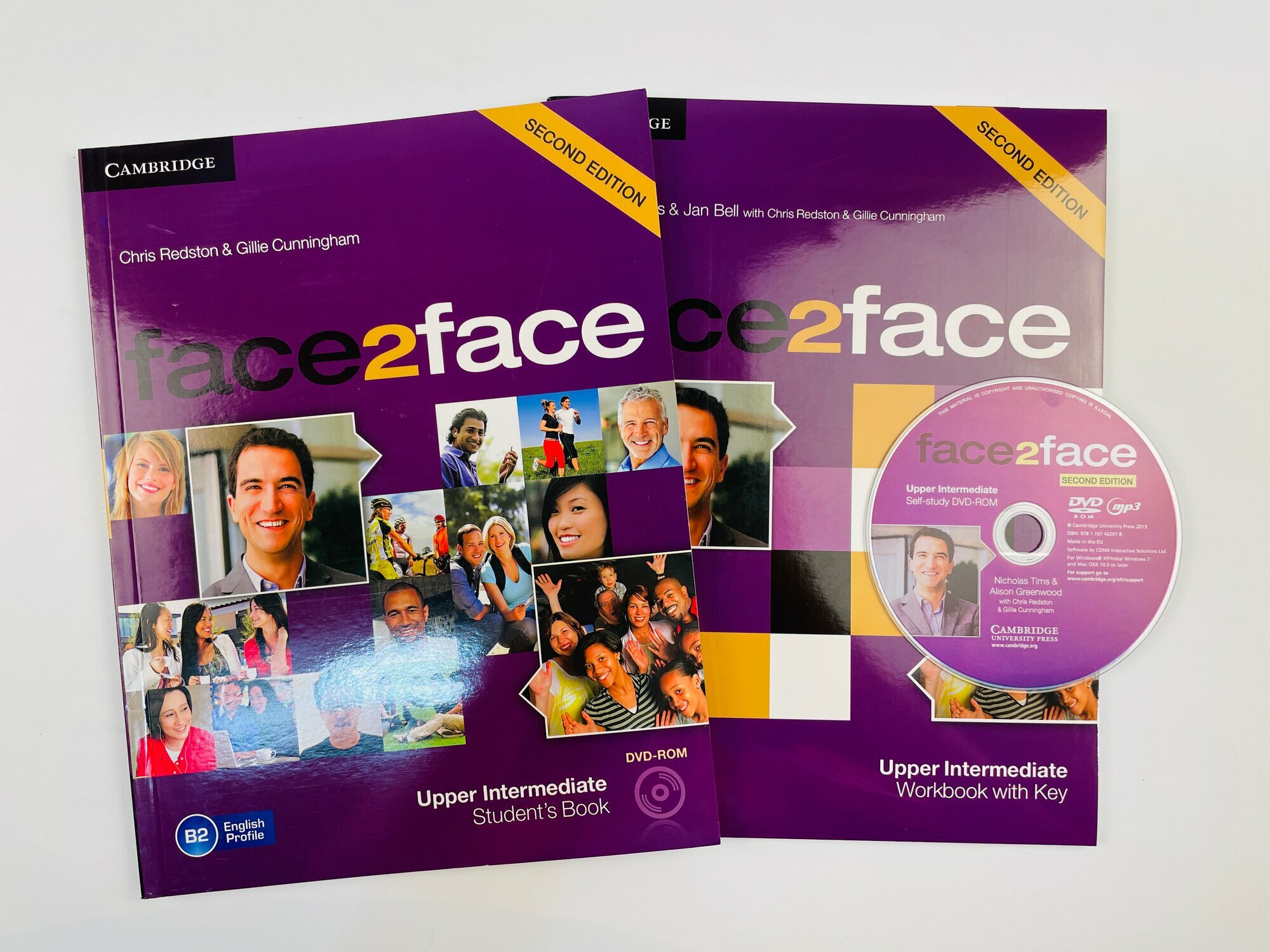Face2face Upper-intermediate Students Book with DVD + Workbook (2nd Edition)