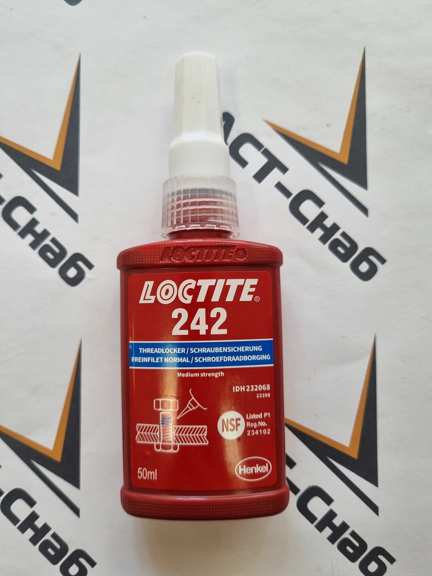 Фиксатор резьбы Loctite 242 50 мл (синий) оригинал