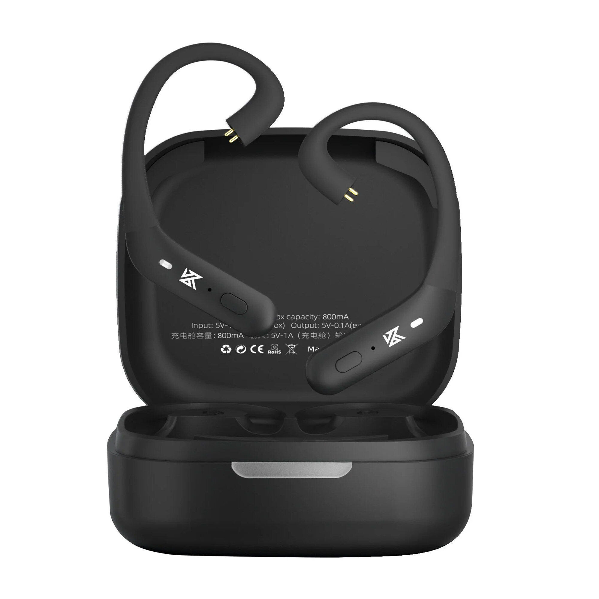 Bluetooth-адаптер для наушников 2pin KZ AZ20 black tws, aptX HD