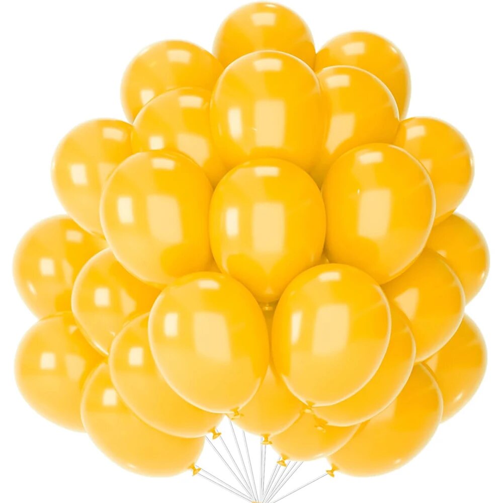 Гелиевые шары Surpsea пастельные желтые Желтый, Lemon Yellow, 10inch 10pcs
