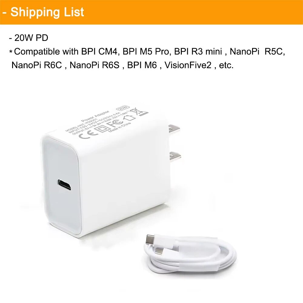 20W PD Power Adapter EU Package