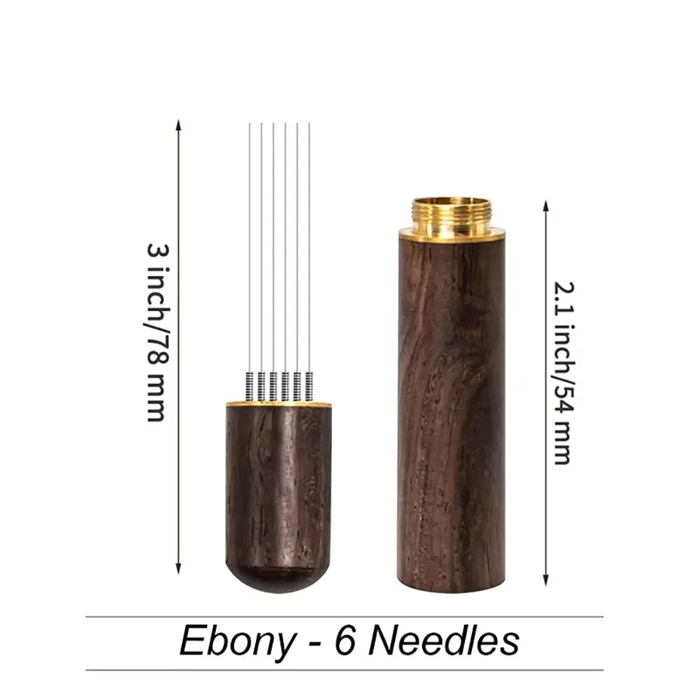 Распределитель кофе WDT 6 игл, ebony