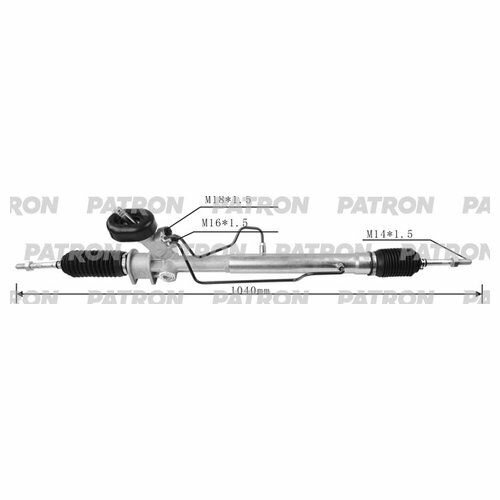 Рейка рулевая Patron PSG3075 для Daewoo Kalos