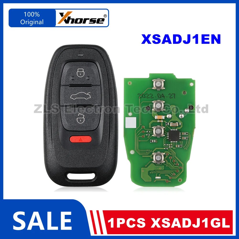 1 шт. XHORSE XSADJ1GL XSADJ1EN VVDI 754J Смарт-ключ для Audi A6L Q5 A4L A8L