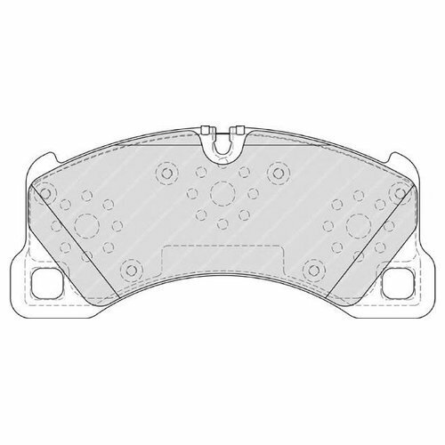Комплект передних тормозных колодок AUDI Q7, PORSCHE CAYENNE, PANAMERA, VW TOUAREG Ferodo fdb4064 для Porsche Cayenne, Macan, Panamera; VW Touareg
