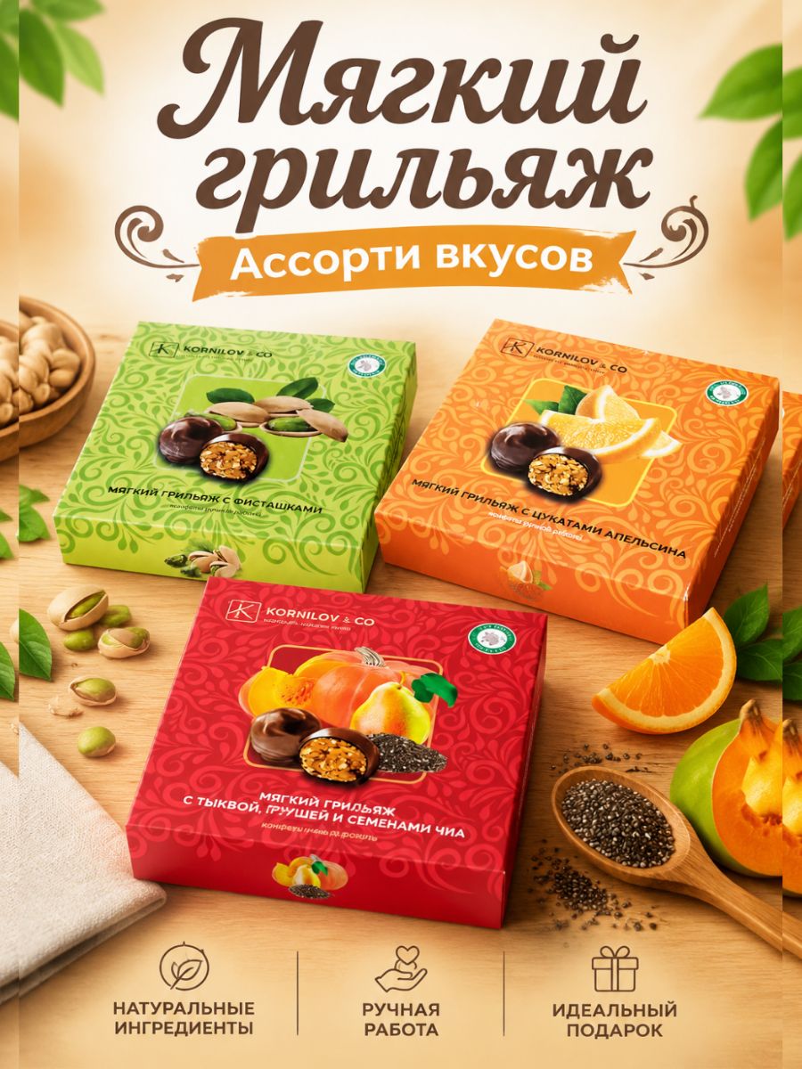 Мягкий грильяж