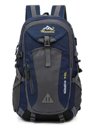 Рюкзак туристический, Alaska 40L, с нагрудным ремнём, непромокаемый, тёмно-синий
