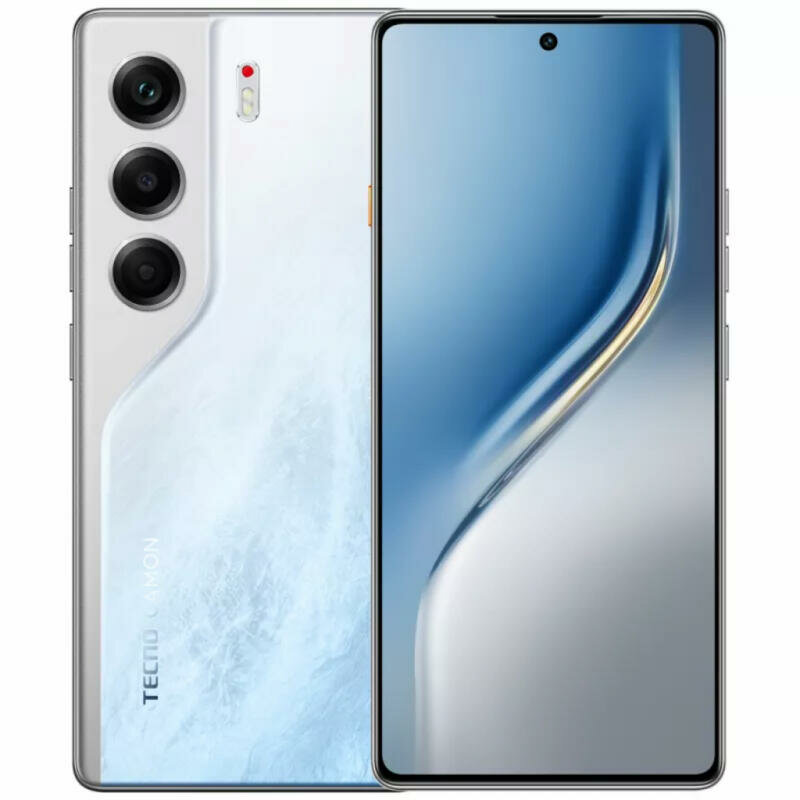 Смартфон TECNO CAMON 40, 4G, NFC, 12/256Gb, Glacier White (Белый)