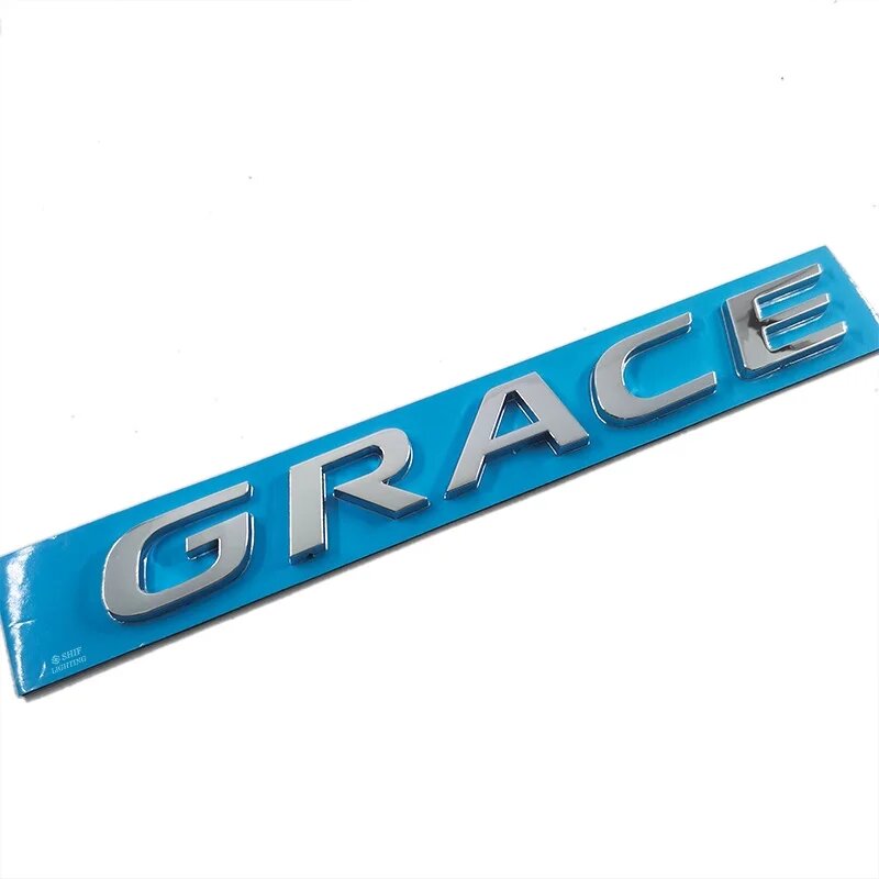 Наклейка-значок GRACE из ABS-пластика Silver 1 шт.