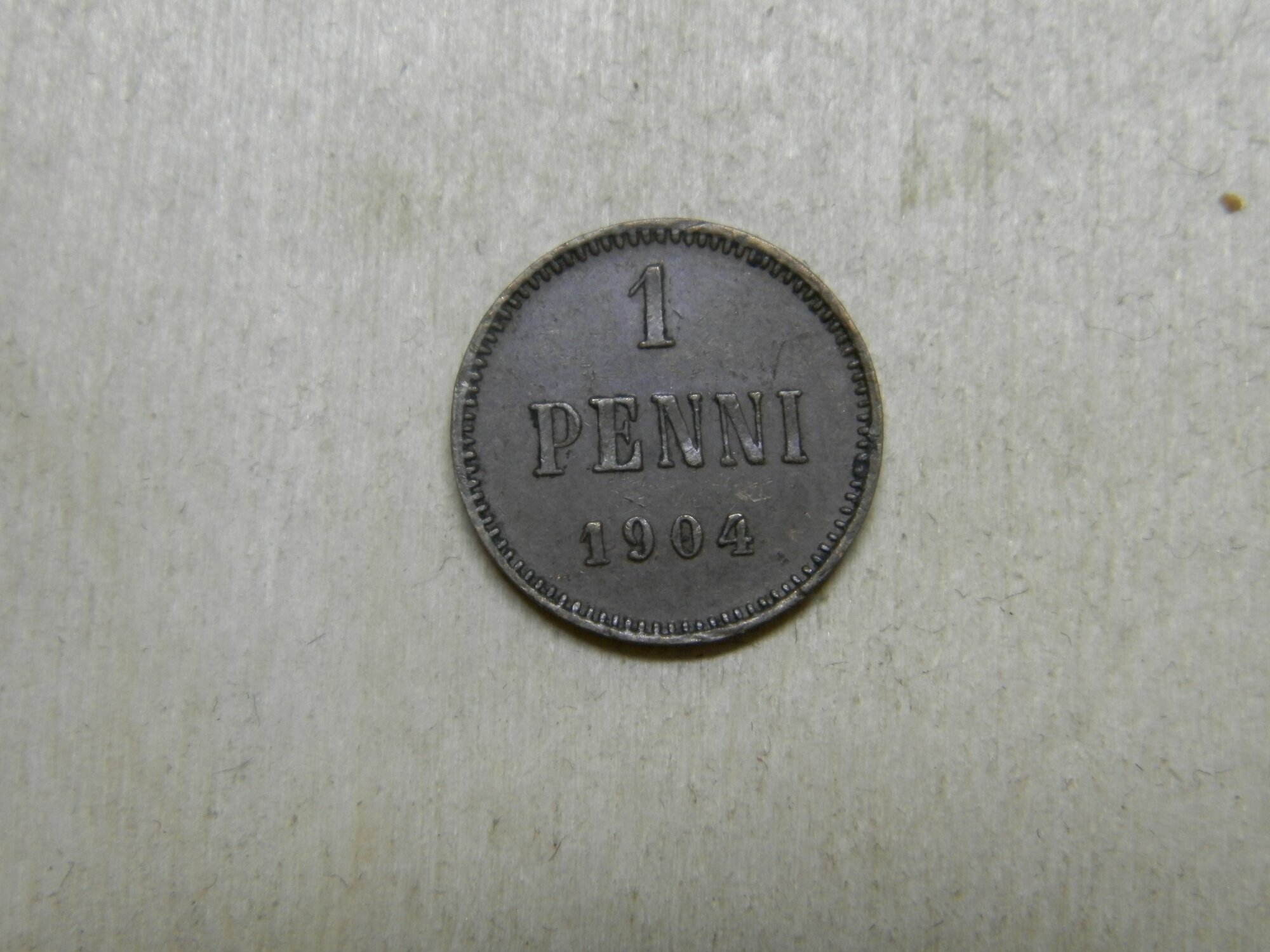 1 пенни (penni) 1904