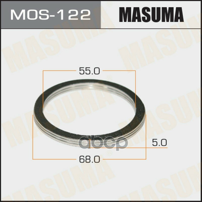 Кольцо глшителя MASUMA х 68 Masuma арт. MOS122