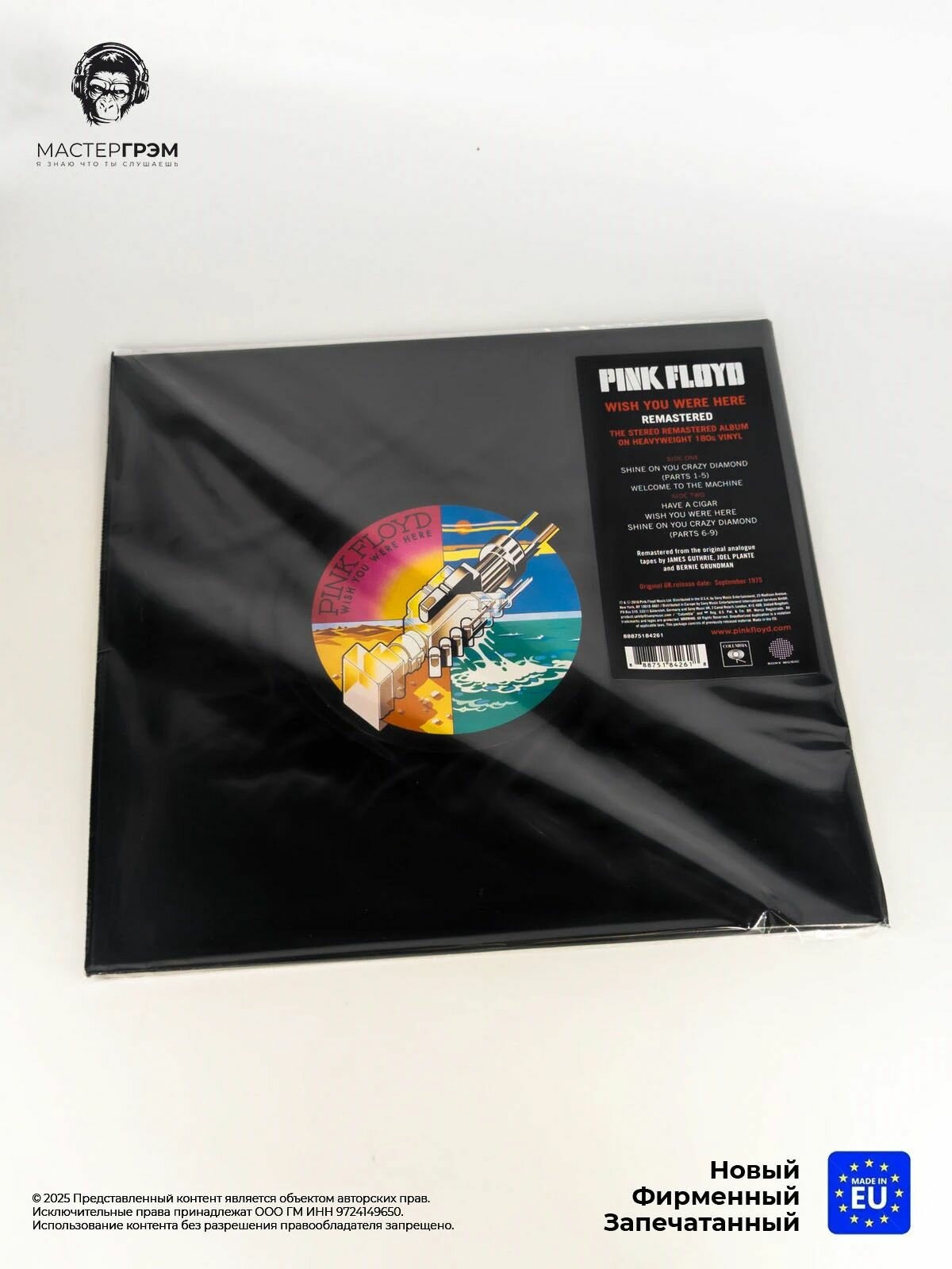 Виниловая пластинка Pink Floyd - Wish You Were Here (LP) 2025