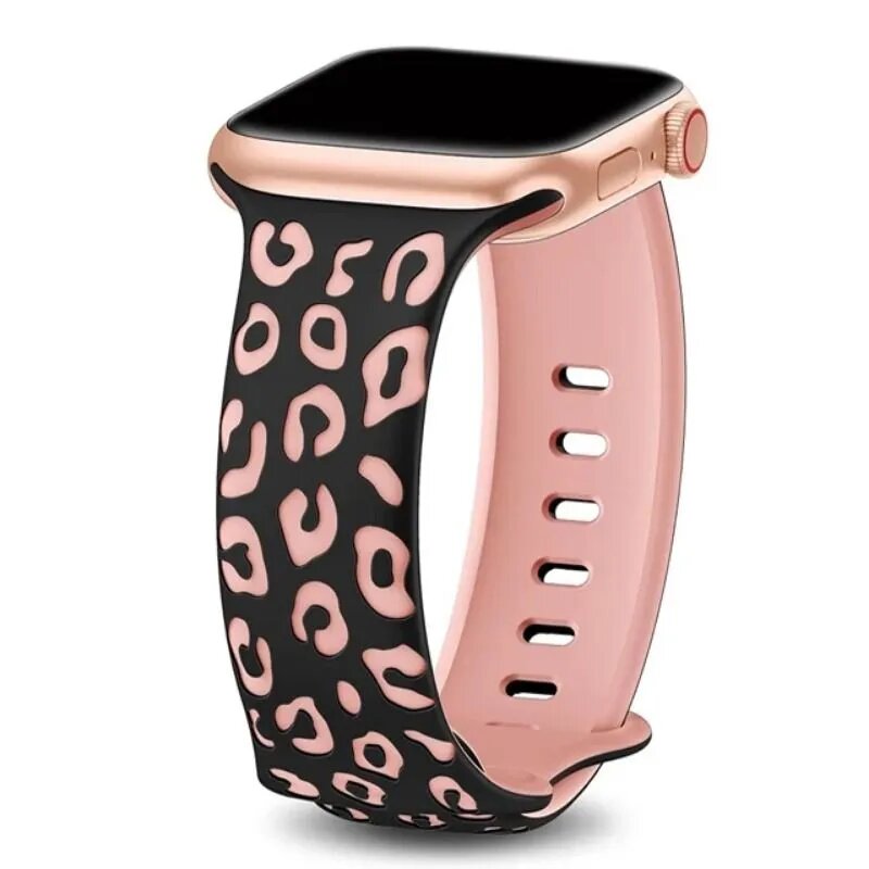 Силиконовый ремешок с гравировкой для браслетов Apple Watch Ultra 2 9 8 7 6 5 4 3 SE