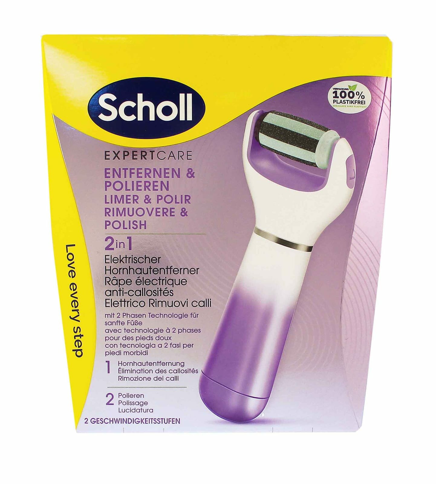Пилка для маникюра Scholl Expert Care 2-in-1 File & Smooth Electronic Foot File