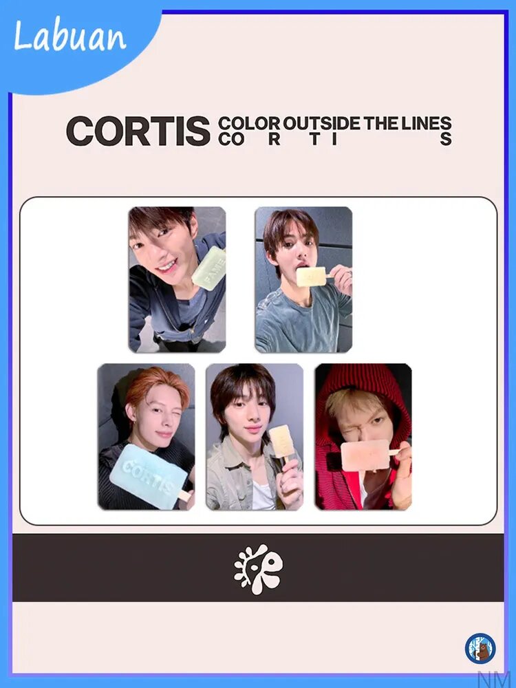 Коллекционный набор CORTIS из 5 случайных фотокарточек, премиум.