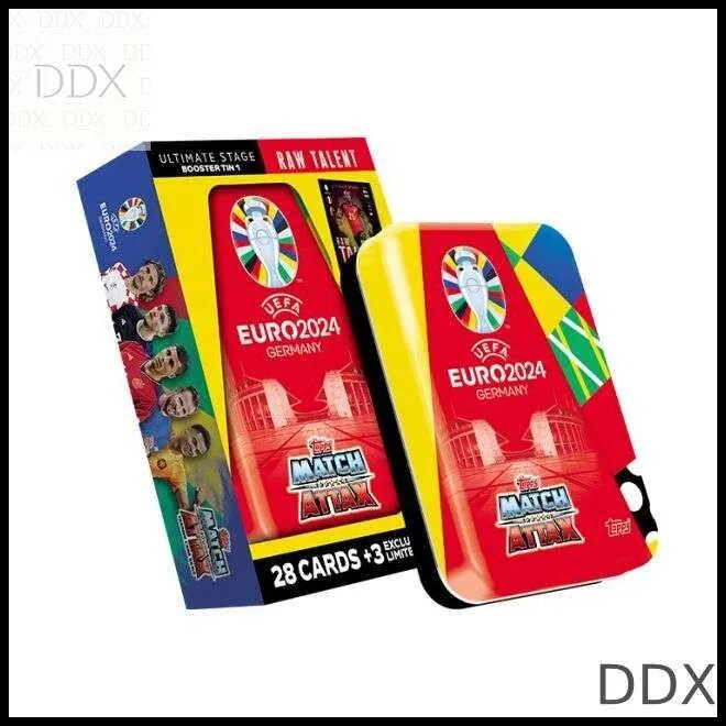 Коллекционная карточка Topps Official Euro 2024 - Booster Tin (Raw Talent)