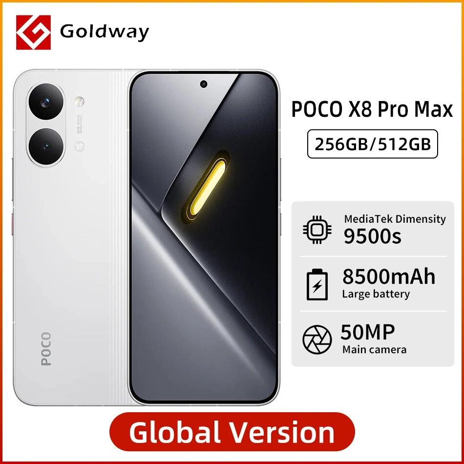 Смартфон Poco X8 Pro Max, 12/256ГБ, global — фото 1