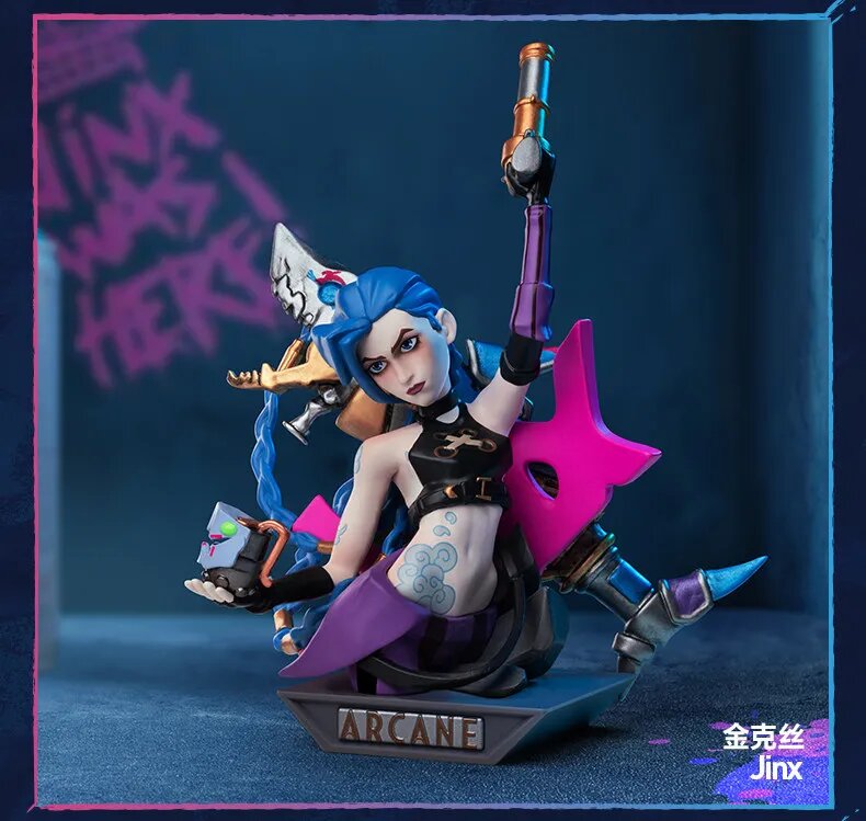 POP MART × League of Legends: Arcane Series Blind Box Jinx