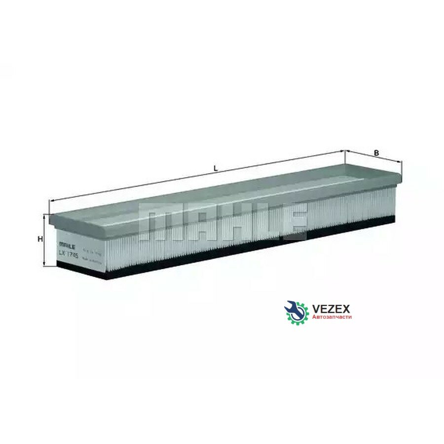 MAHLE LX1745 Фильтр воздушный