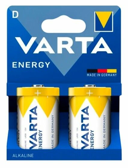 Батарейки D LR20 Varta Energy 1.5V 2шт.