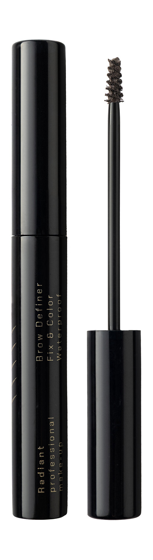 RADIANT PROFESSIONAL MAKE-UP Тушь для бровей Brow Definer Fix & Color, 5 мл, 08 Темно-коричневый