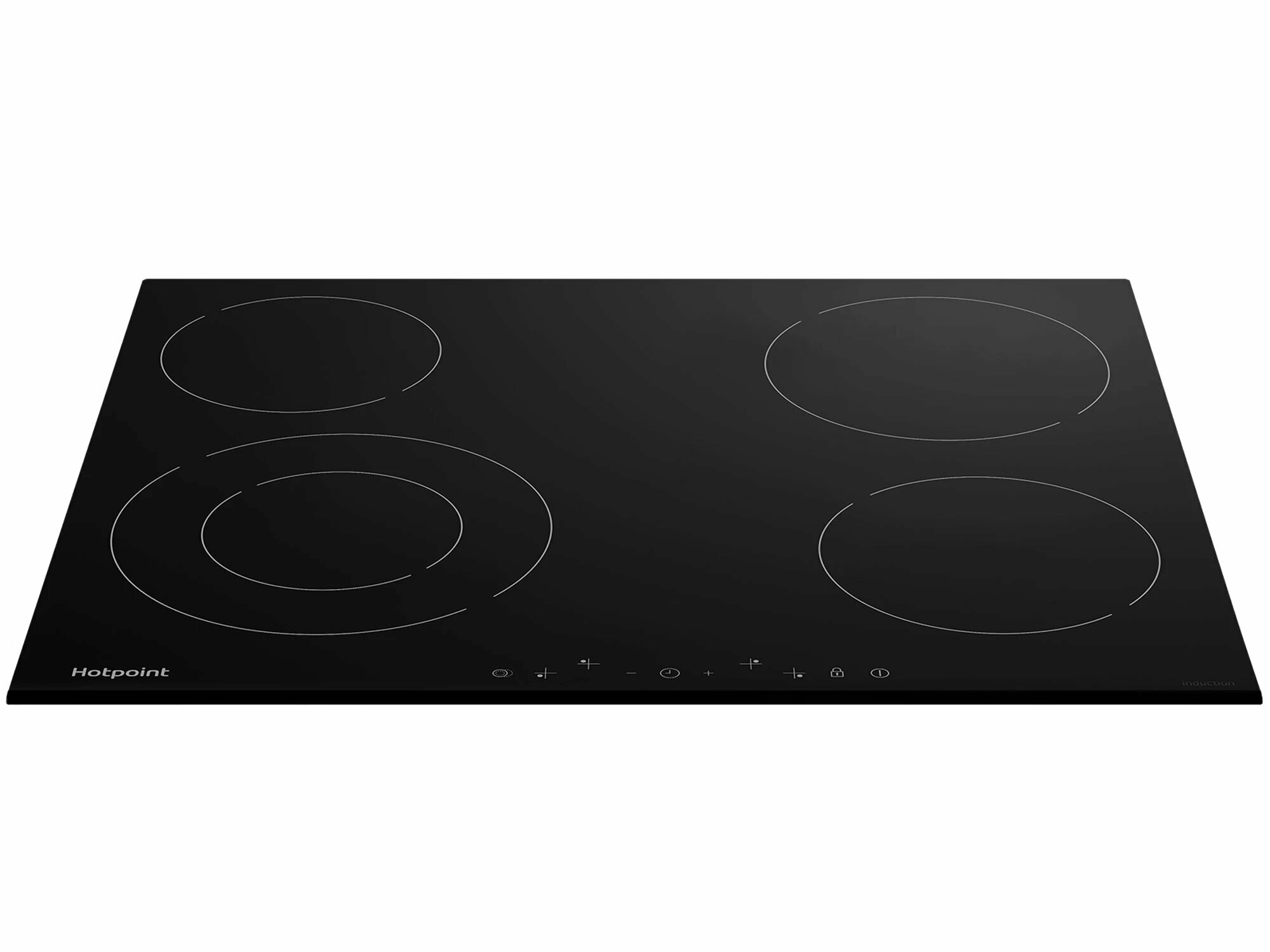 Электрическая варочная поверхность Hotpoint HR 6T2 B, черного цвета
