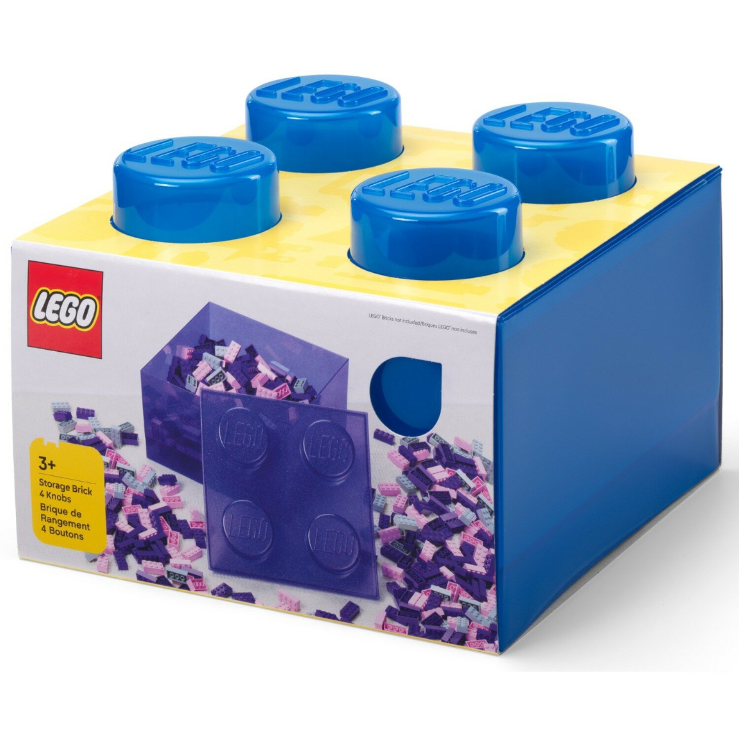 Контейнер для хранения LEGO 4009, синий, от 3 лет, 25x25x20 см