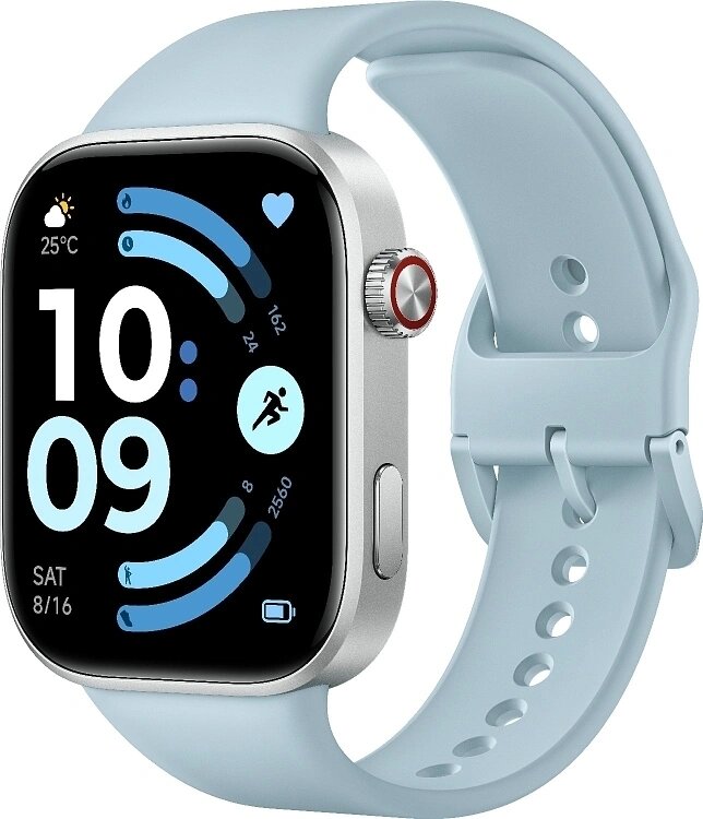 Смарт-часы Xiaomi Redmi Watch 6 2" LCD корп. голубой рем. голубой (BHR08CWGL)