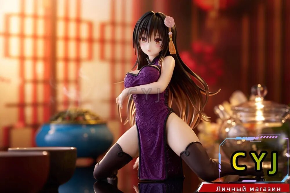TAiTO Аниме фигура/To LOVE Ru Darkness Desktop Cute Kotegawa Yui cheongsam/CYJ