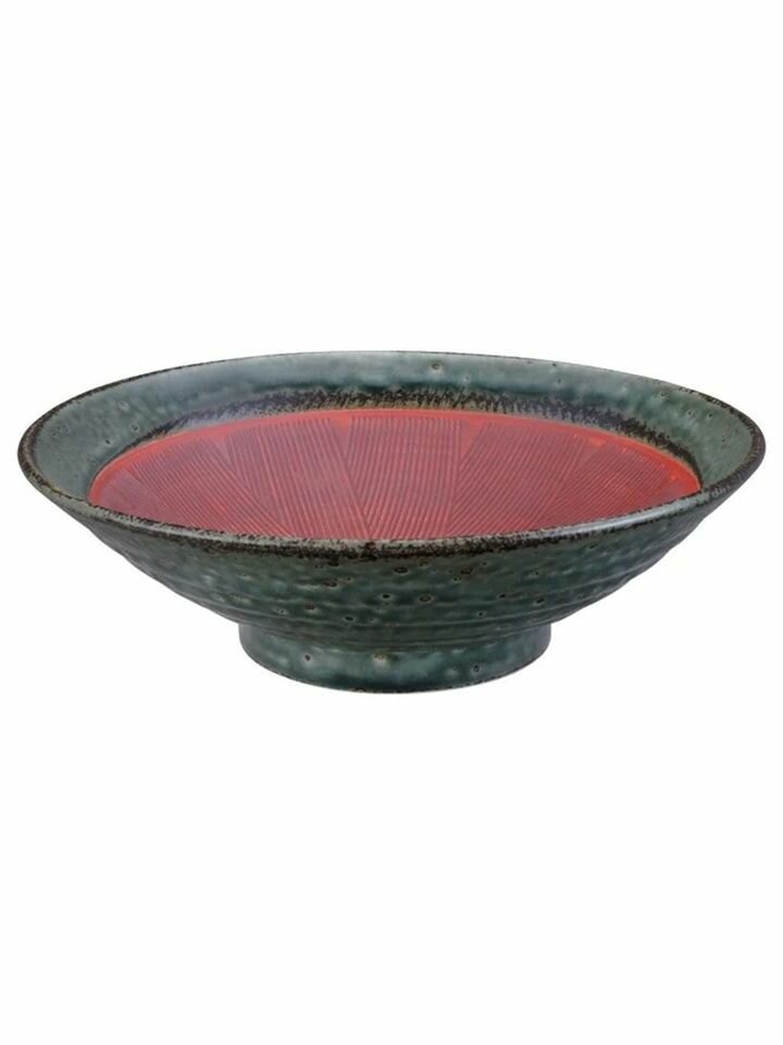 Салатник фарфоровый TOKYO DESIGN Mixed Bowls Yuzu, 1400 мл, 24,5 см, зеленый/красный