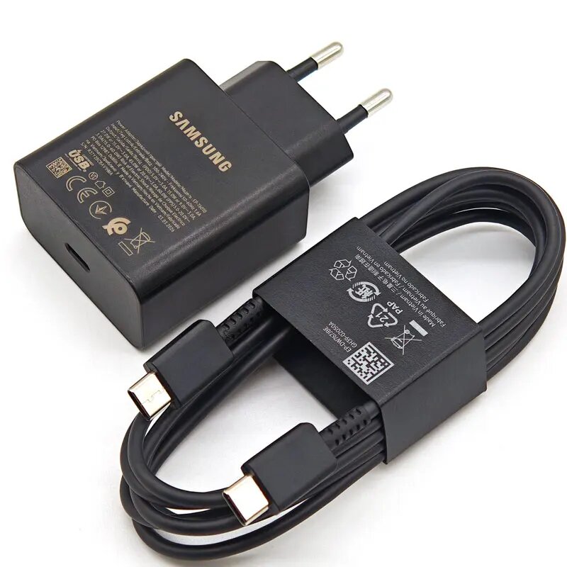 Зарядное устройство Samsung S26 60W PD Super Fast Charge с кабелем Черный, Black-Add 1.8M Cable