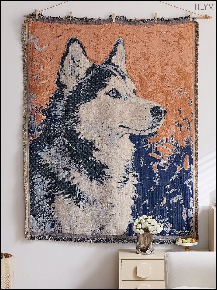 Гобелен 130x180 см，Хриплый