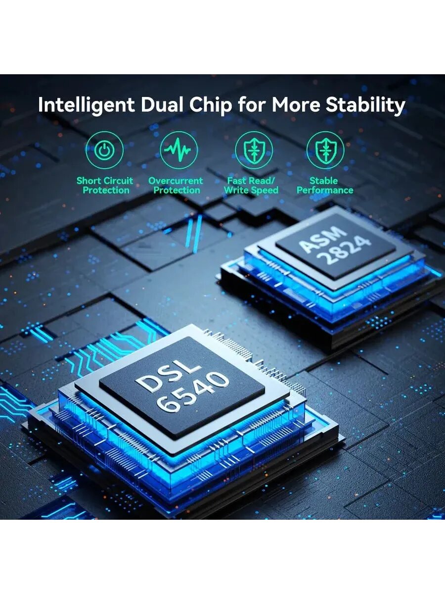 Корпус для SSD накопителя ACASIS, USB Type-C, максимальная скорость передачи 40 Гб/с — фото 1